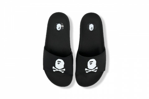 Bape Pirate Slides Black - GLAB.VN