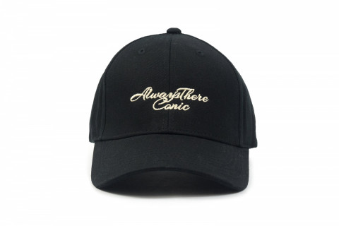 Conic Cap Always There Small Logo Ivory Black - GLAB.VN