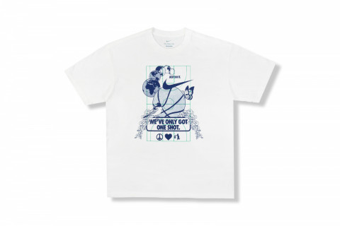 Nike One Shot Basketball White Tee - GLAB.VN