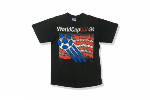 Vintage 90s World Cup '94 Black Tee - GLAB.VN