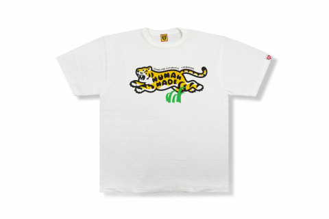 Human Made Tiger Graphic T-Shirt White - GLAB.VN