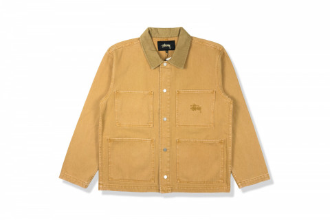 Stussy Heavy Wash Chore Jacket Gold (Summer 2020) - GLAB.VN