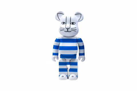 Medicom x SYNC x Lisa Larson Mikey 400% Bearbrick Blue - GLAB.VN