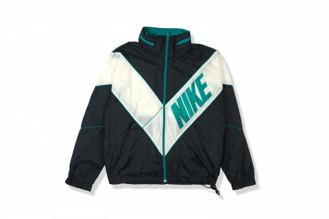 Vintage 80s Nike Jacket Aqua/Black/White - GLAB.VN