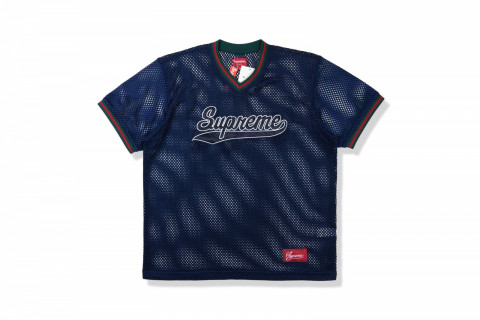 Supreme Mesh Baseball Top Navy - GLAB.VN