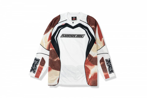 Supreme Fox Racing Jersey White - GLAB.VN