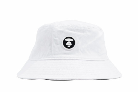 AAPE One Point Bucket Hat White - GLAB.VN