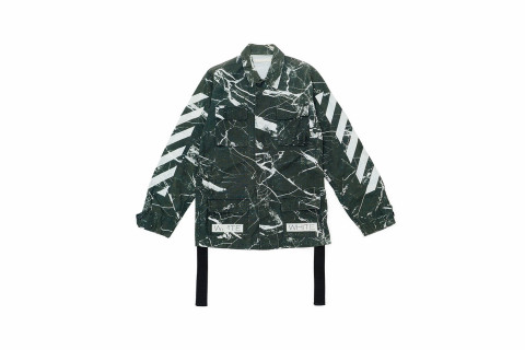 Off-White Marble Print Jacket - GLAB.VN