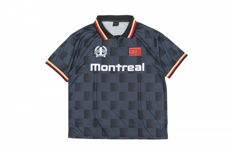 Cotton On Pit Stop Soccer Jersey Black - GLAB.VN